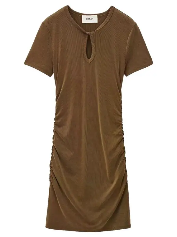 Ba&sh Beona Mini Dress - Brown