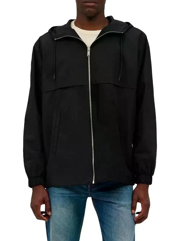 A.p.c. Iggy Hooded Windbreaker - Black