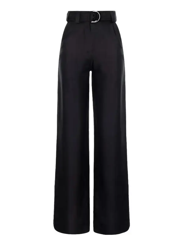 MANURI Joey Belted Trousers - Black