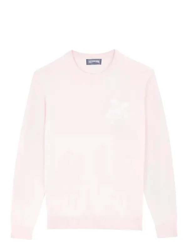 Vilebrequin Jacquard Turtle Crew-neck Sweater - Pink