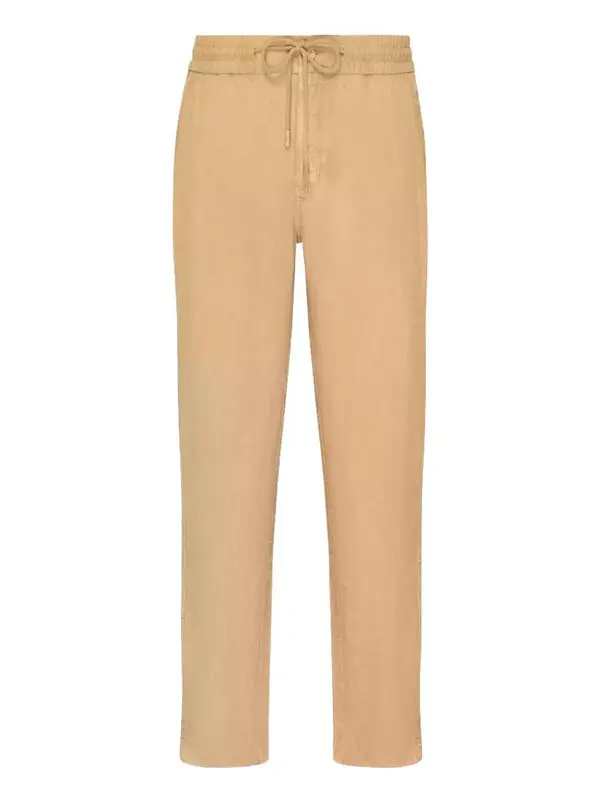 Vilebrequin Drawstring Linen Trousers - Neutrals