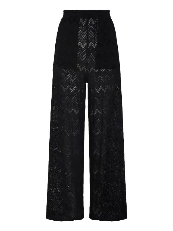 Vilebrequin Wide-leg Trousers - Black