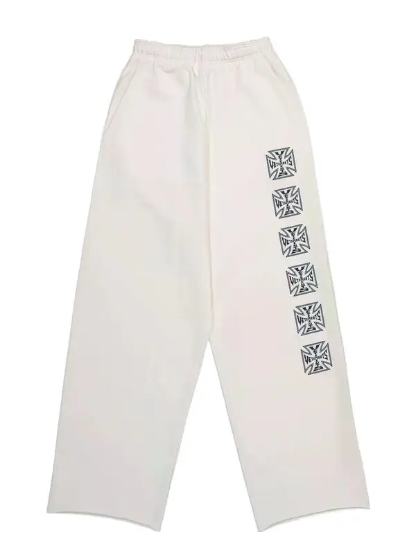 Vetements Logo Track Pants - Neutrals