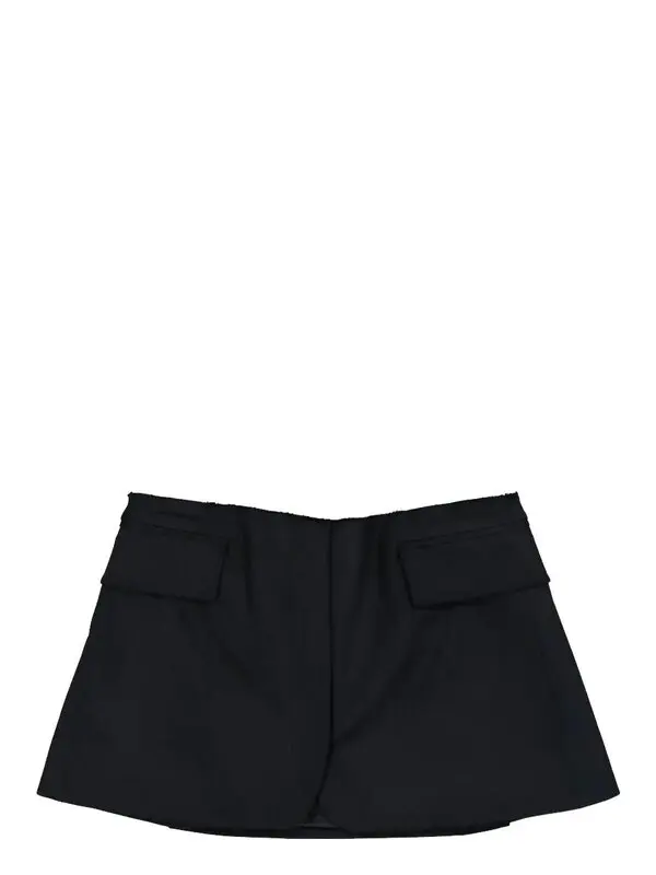 Vetements Deconstructed Mini Skirt - Black