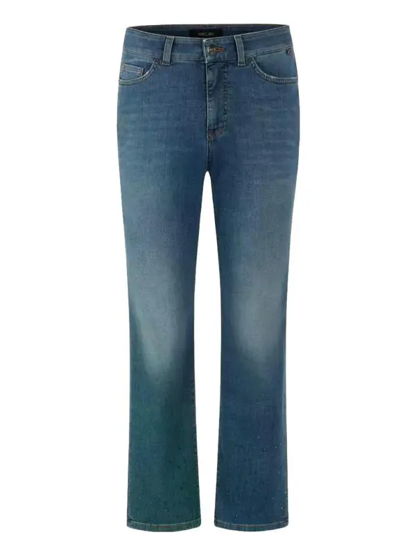 MARCCAIN Forli Flared-leg Embellished Jeans - Blue