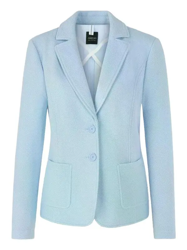 MARCCAIN Patterned Button-front Blazer - Blue
