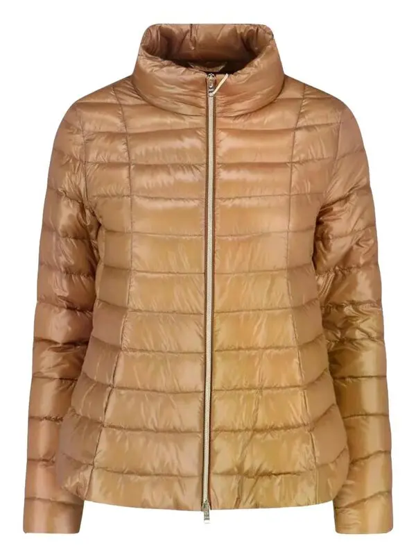Herno Zipped Padded Jacket - Brown