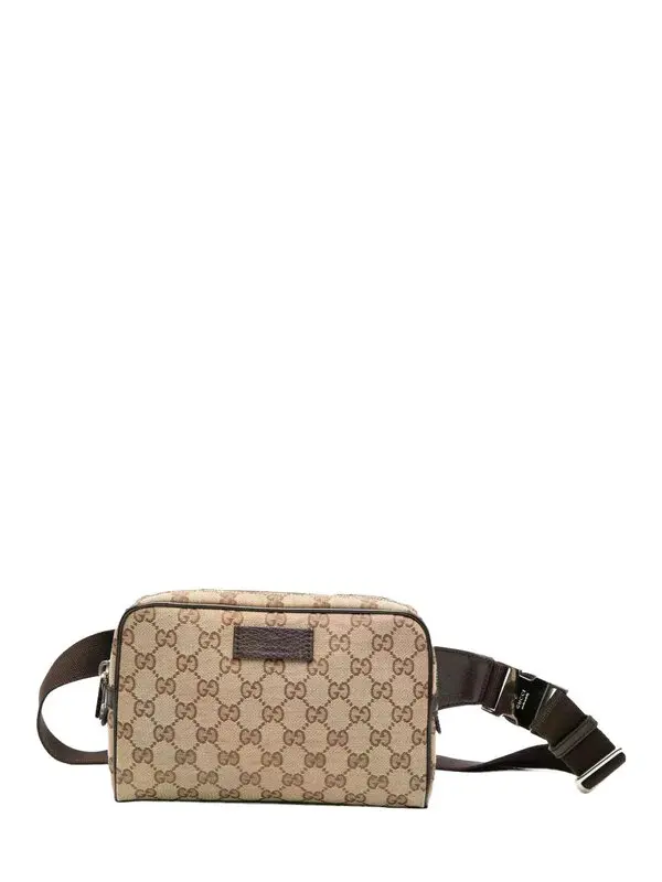 Gucci Gg Canvas Belt Bag - Brown