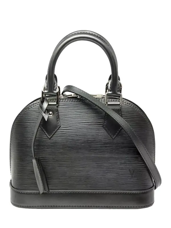 LOUIS VUITTON 2015 Epi Alma Bb Satchel - Black