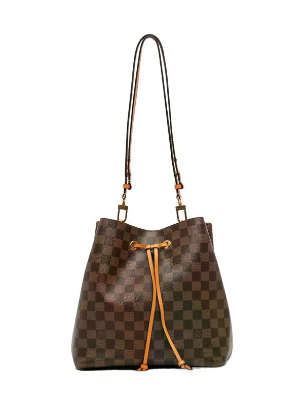 LOUIS VUITTON Damier Ebene Neonoe Mm Bucket Bag - Brown