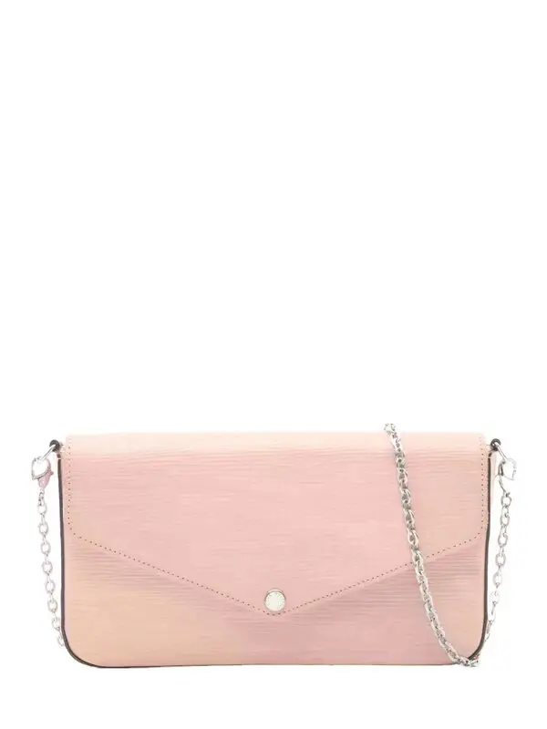 LOUIS VUITTON 2017 Epi Pochette Felicie - Pink