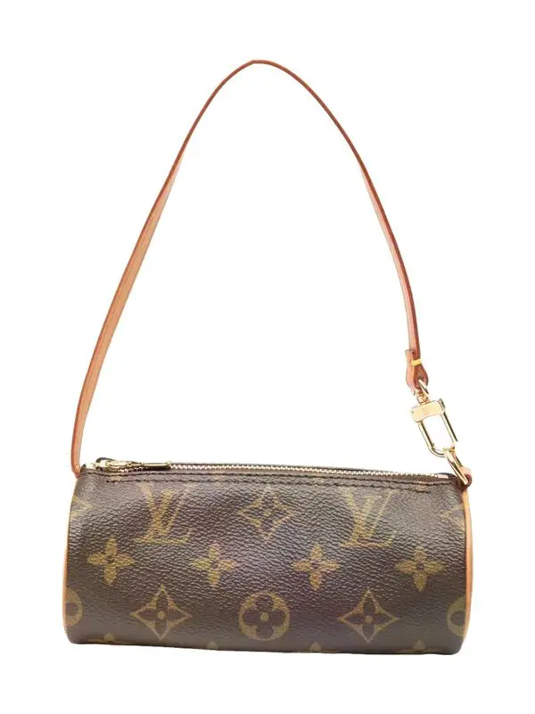 LOUIS VUITTON 1990-2025 Monogram Papillon Pochette - Brown