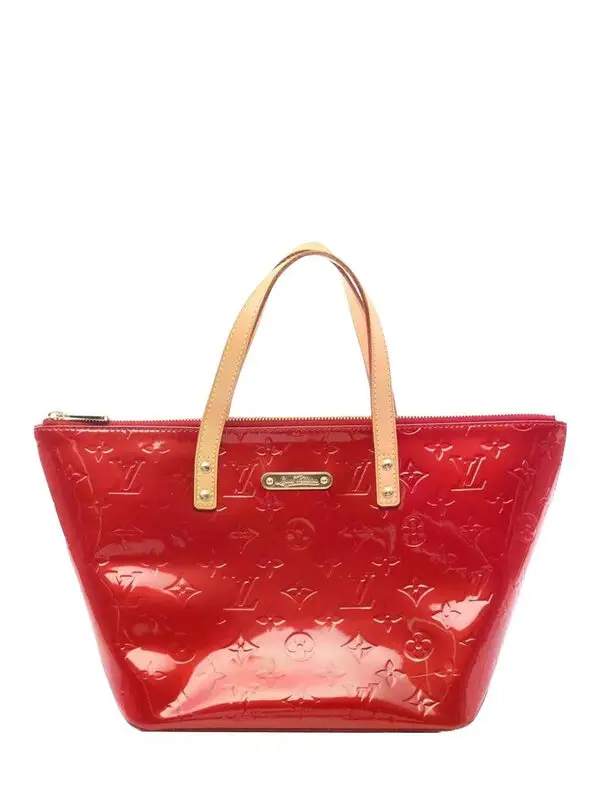 LOUIS VUITTON 2006 Monogram Vernis Bellevue Pm Handbag - Red