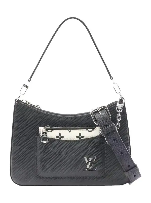 LOUIS VUITTON 2010-2025 Epi Marelle Satchel - Black