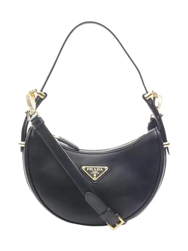 Prada 2013-2025 Mini Soft Calf Arque Satchel - Black