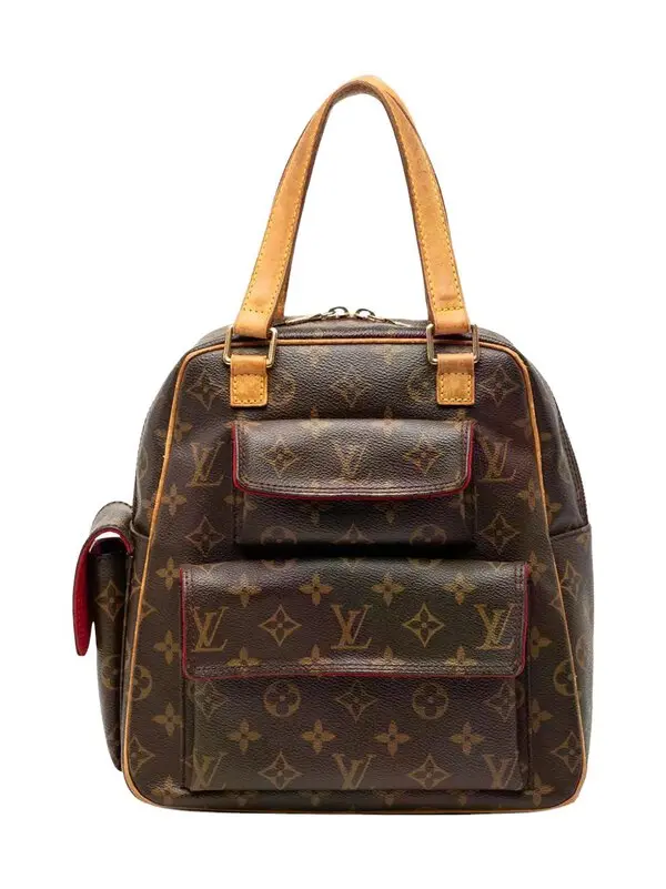 LOUIS VUITTON 1990-2010 Monogram Excentri Cite Handbag - Brown