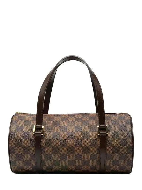 LOUIS VUITTON 2004 Damier Ebene Papillon 26 Handbag - Brown