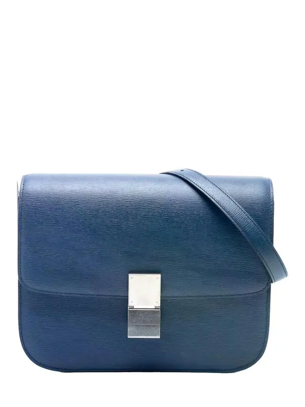 Celine 2018 Medium Classic Box Crossbody Bag - Blue