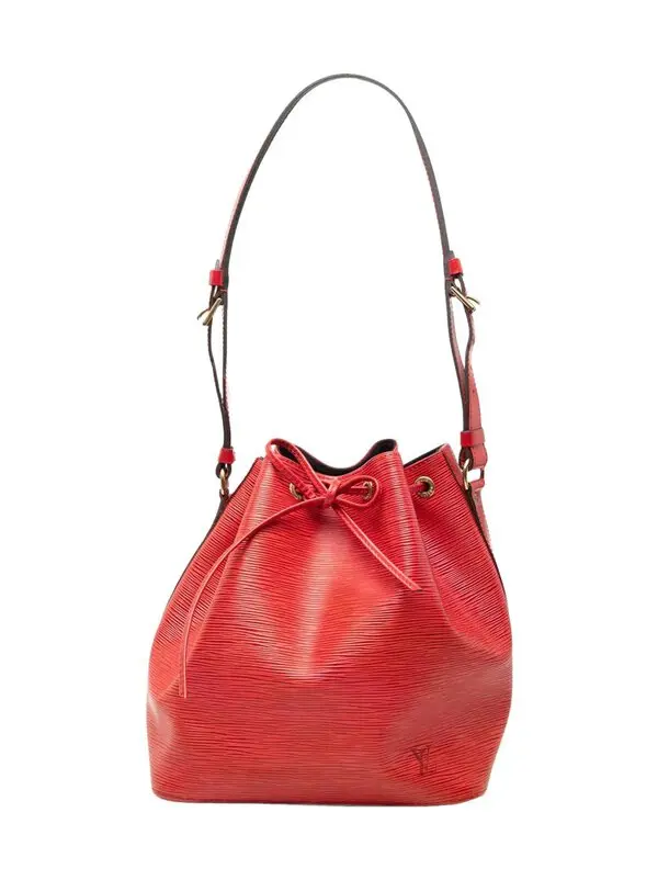 LOUIS VUITTON 1994 Epi Petit Noe Bucket Bag - Red