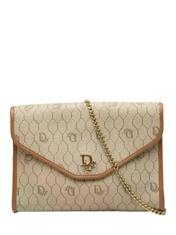 Dior 20th Century Coated Canvas Crossbody Bag - Brown