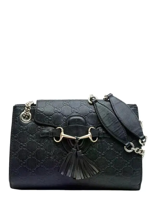 Gucci Small Sima Emily Shoulder Bag - Black