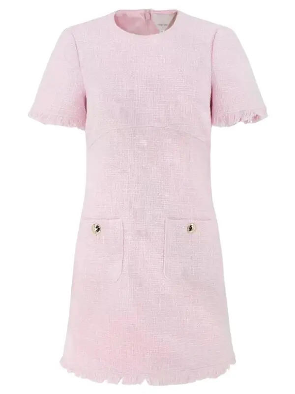 Cinq À Sept Henriette Fringed Mini Dress - Pink
