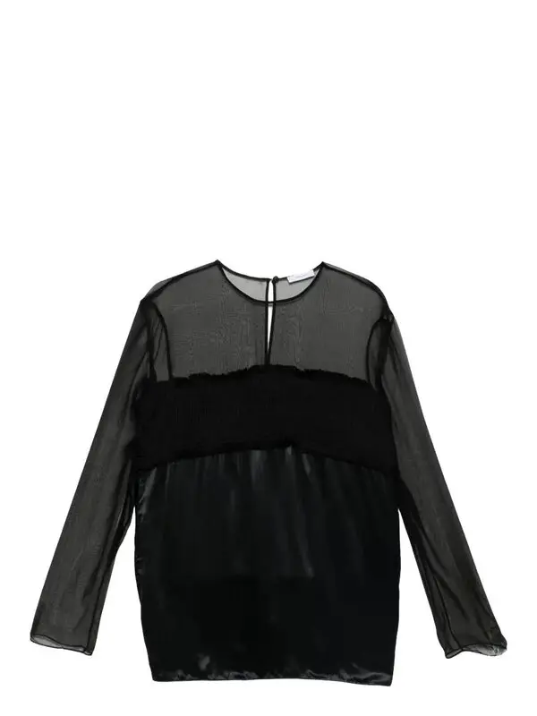 FERRAGAMO Paneled Top - Black