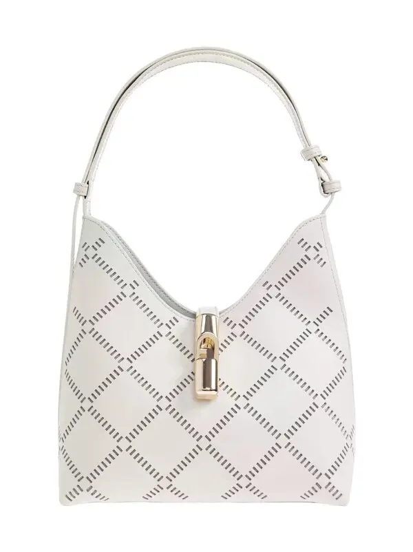 Furla Goccia Cutout Lock Tote - White