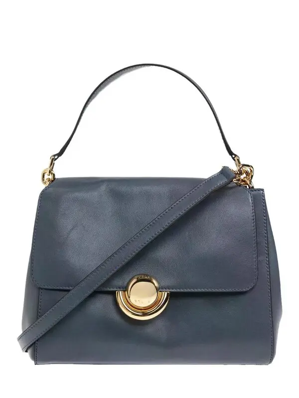 Furla Domus Round-hardware Tote Bag - Blue