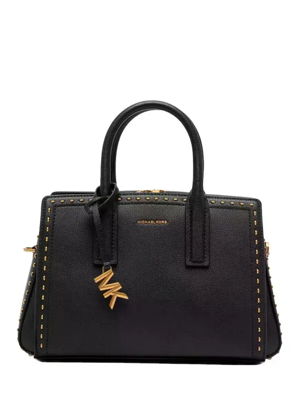 Michael Kors Laila Studded Leather Tote Bag - Black