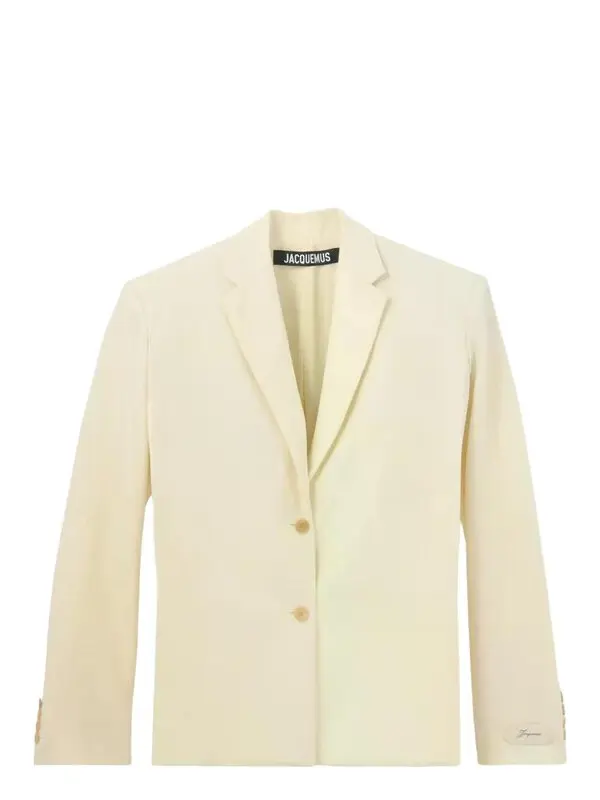 Jacquemus Carrée Button Jacket - Neutrals