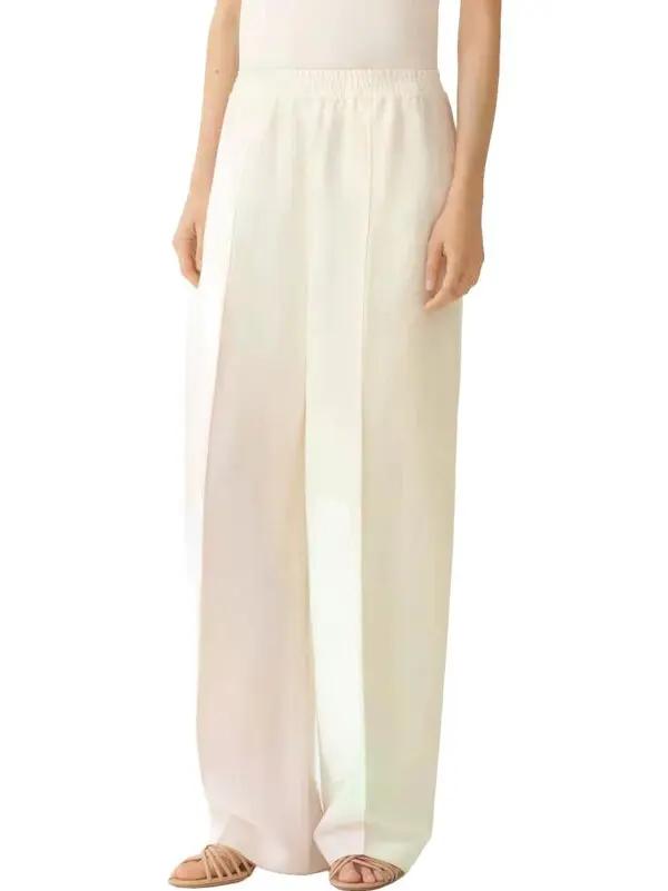 Fabiana Filippi Elasticated Wide Leg Trousers - Neutrals