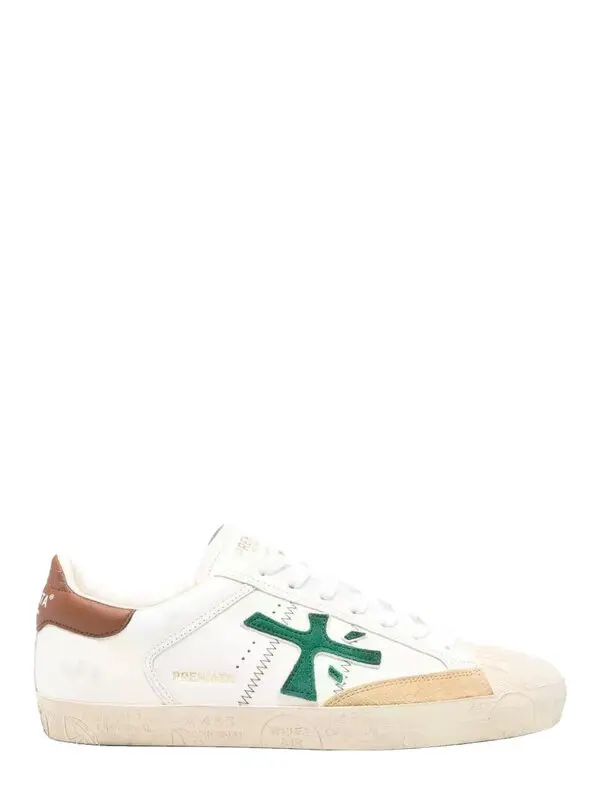 Premiata Steven Leather Sneakers - White