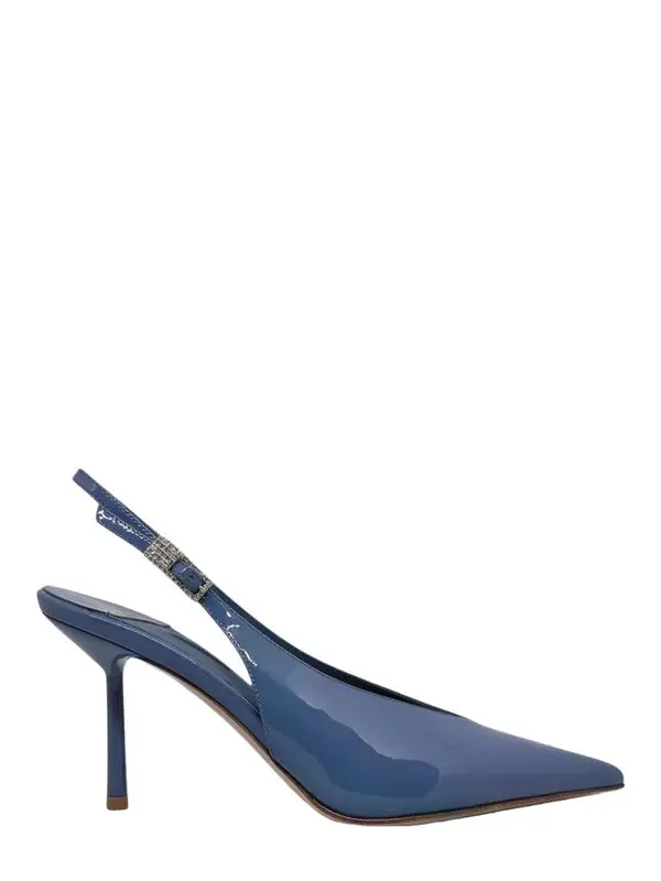 LE SILLA Clivage Pointed Buckle Pumps - Blue