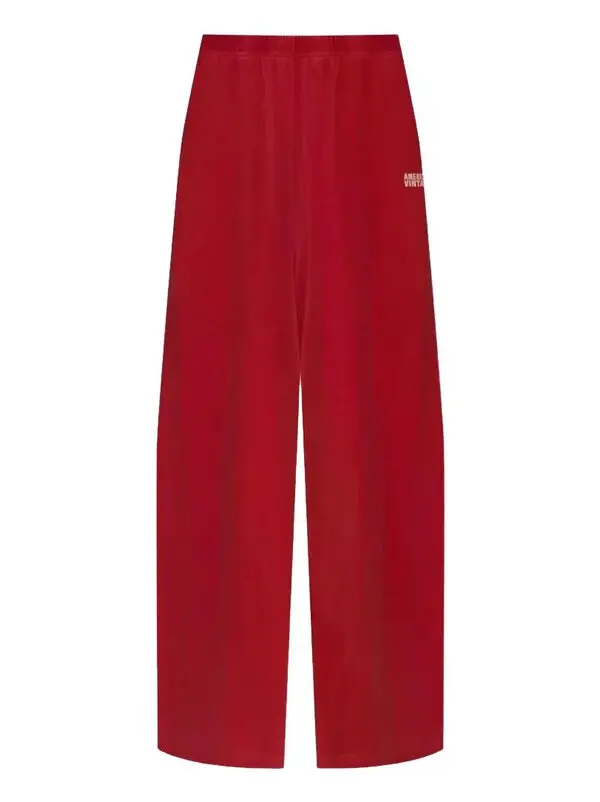 American Vintage Pymaz Track Pants - Red