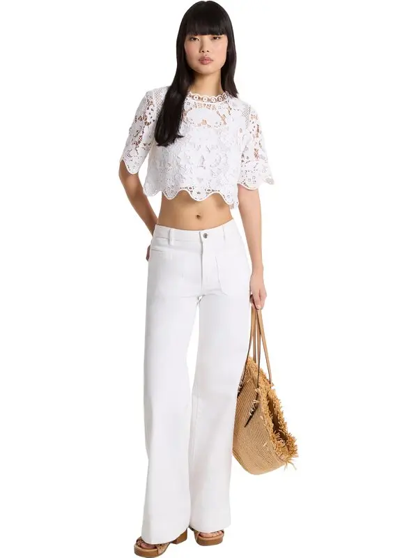 Michael Kors Violette Denim Jeans - White
