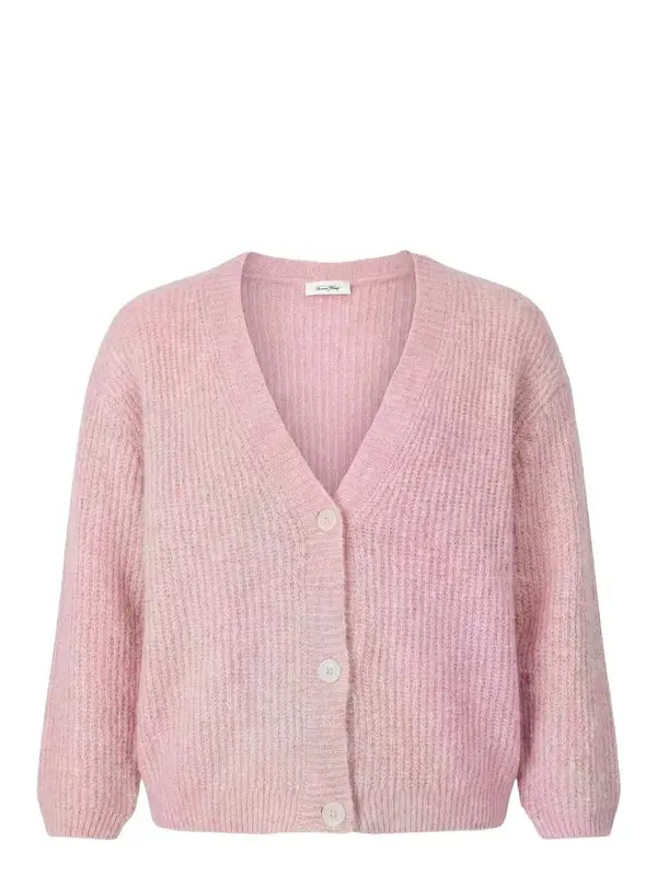American Vintage East Buttoned Cardigan - Pink