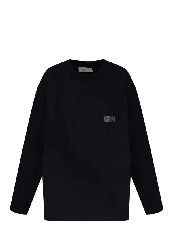 American Vintage Gixy Long-sleeve T-shirt - Black