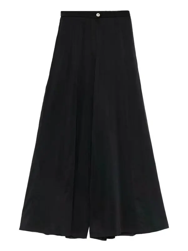 FORTE_FORTE Wide-leg Trousers - Black