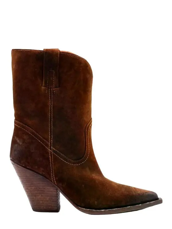 Elena Iachi Pointed-toe Boots - Brown