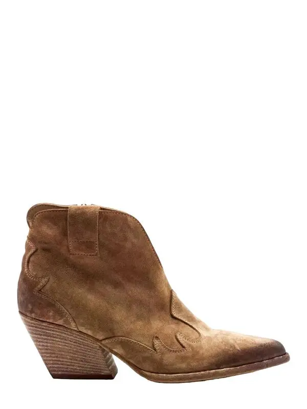 Elena Iachi Stitched Boots - Brown