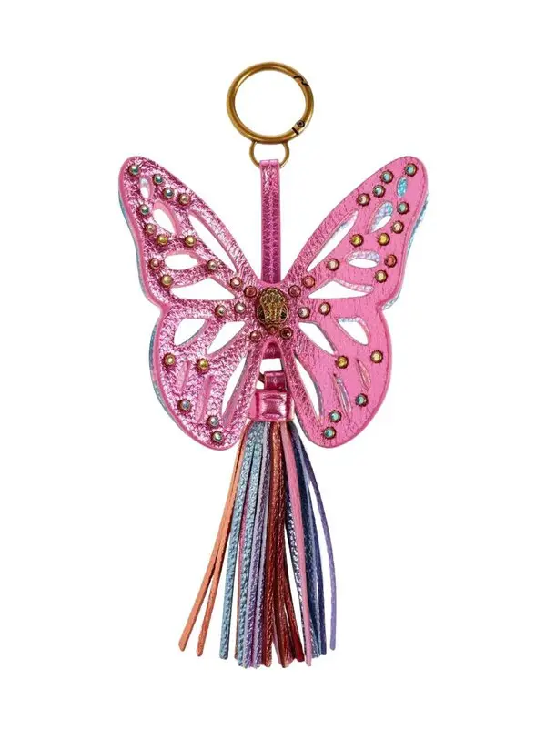 Kurt Geiger Butterfly Tassel Charm - Pink