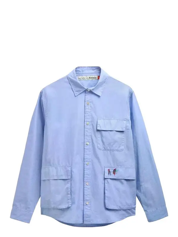 Barbour X Paul Smith Patch-pocket Shirt - Blue