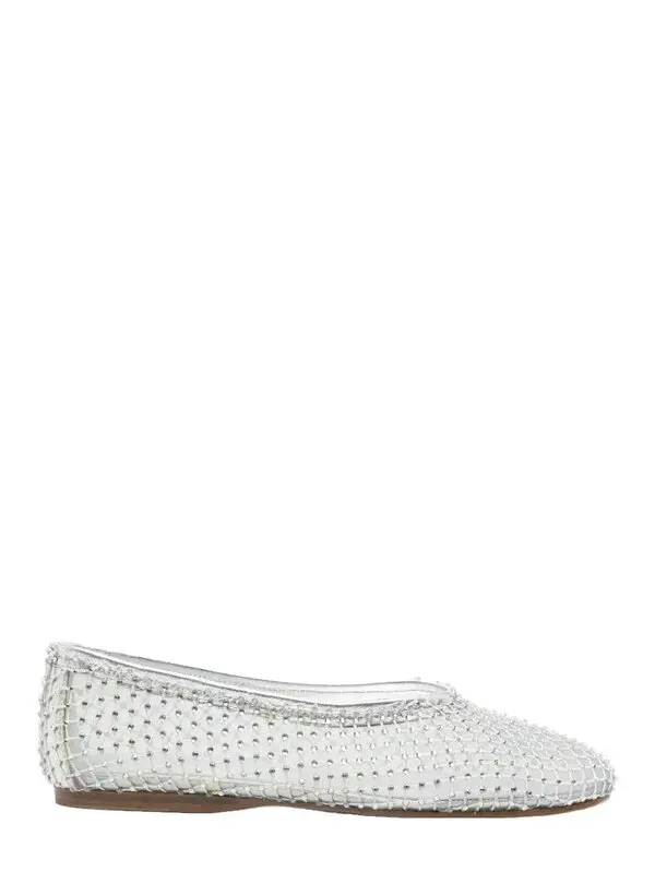 FORTE_FORTE Embellished Ballerinas - White