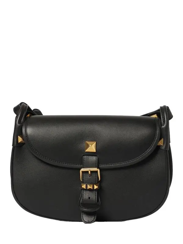 Valentino Garavani Rockstud Flaneuse Bag - Black
