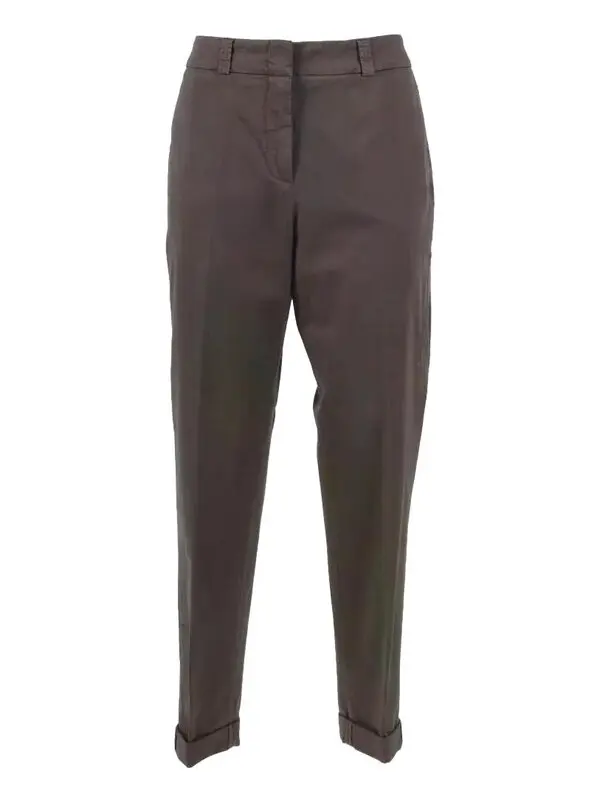 Peserico Tapered Trousers - Brown