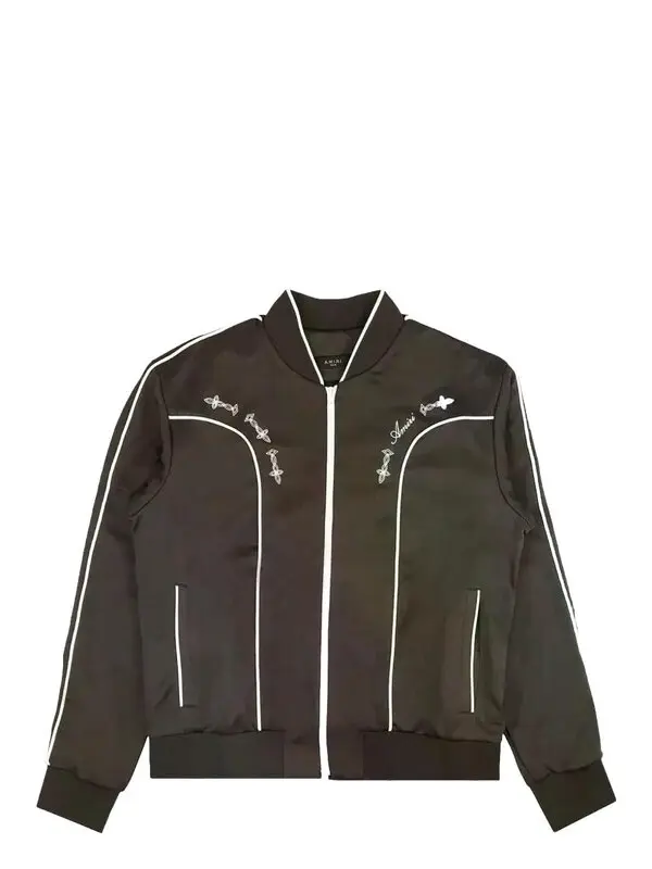 Amiri Graphic Bomber Jacket - Brown