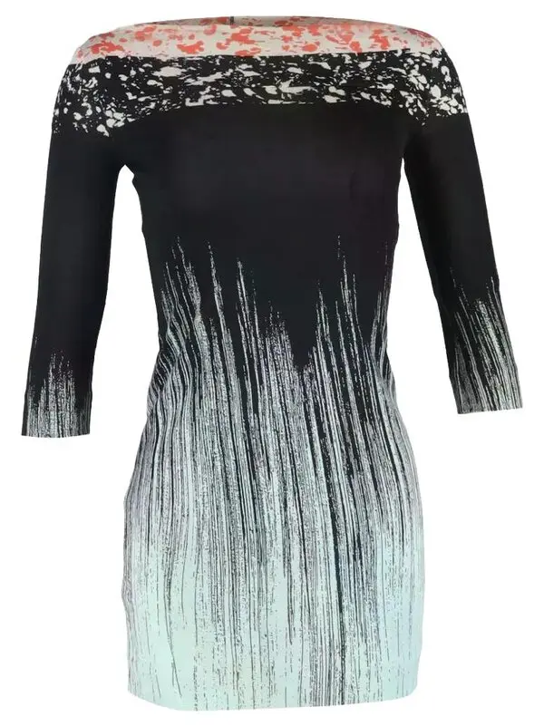 Diane Von Furstenberg Rockscape Printed Dress - Black