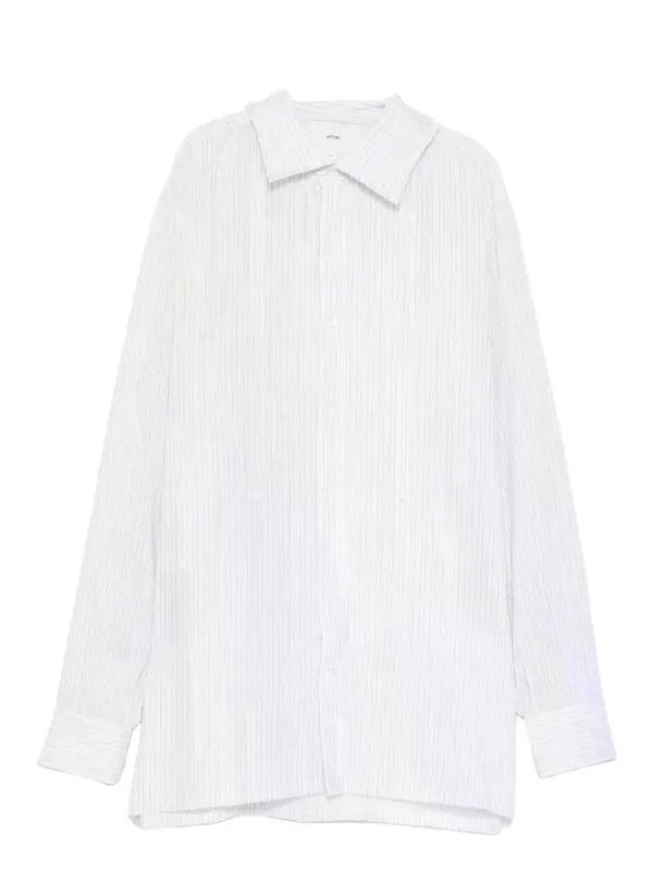 SETCHU Striped Shirt - White