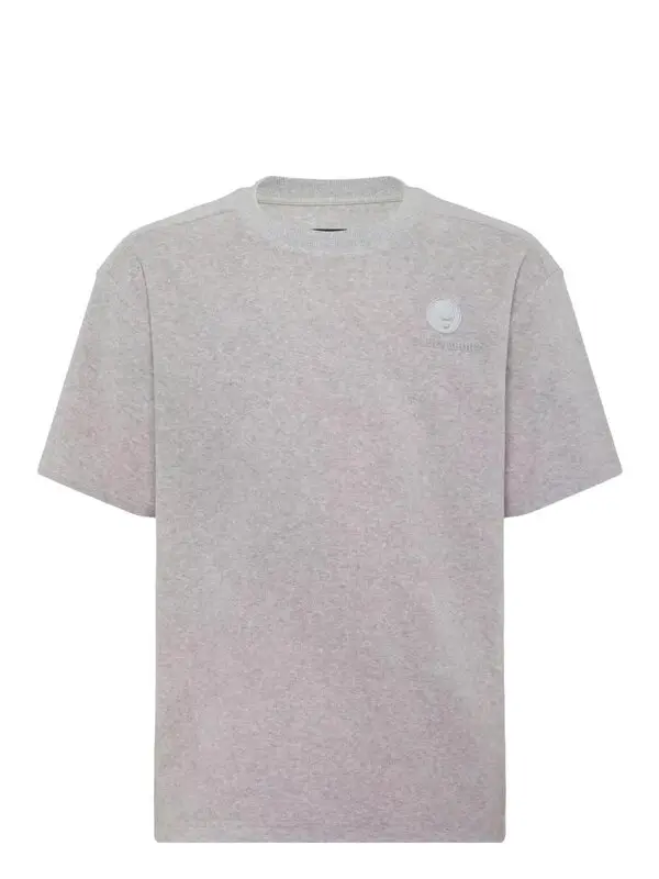 PLEIN SPORT Logo-patch T-shirt - Grey